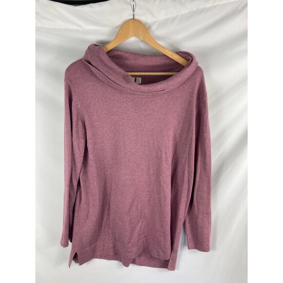 J. Jill | Sweaters | J Jill Pure Jill Wide Neck Purple Cashmere Blend ...